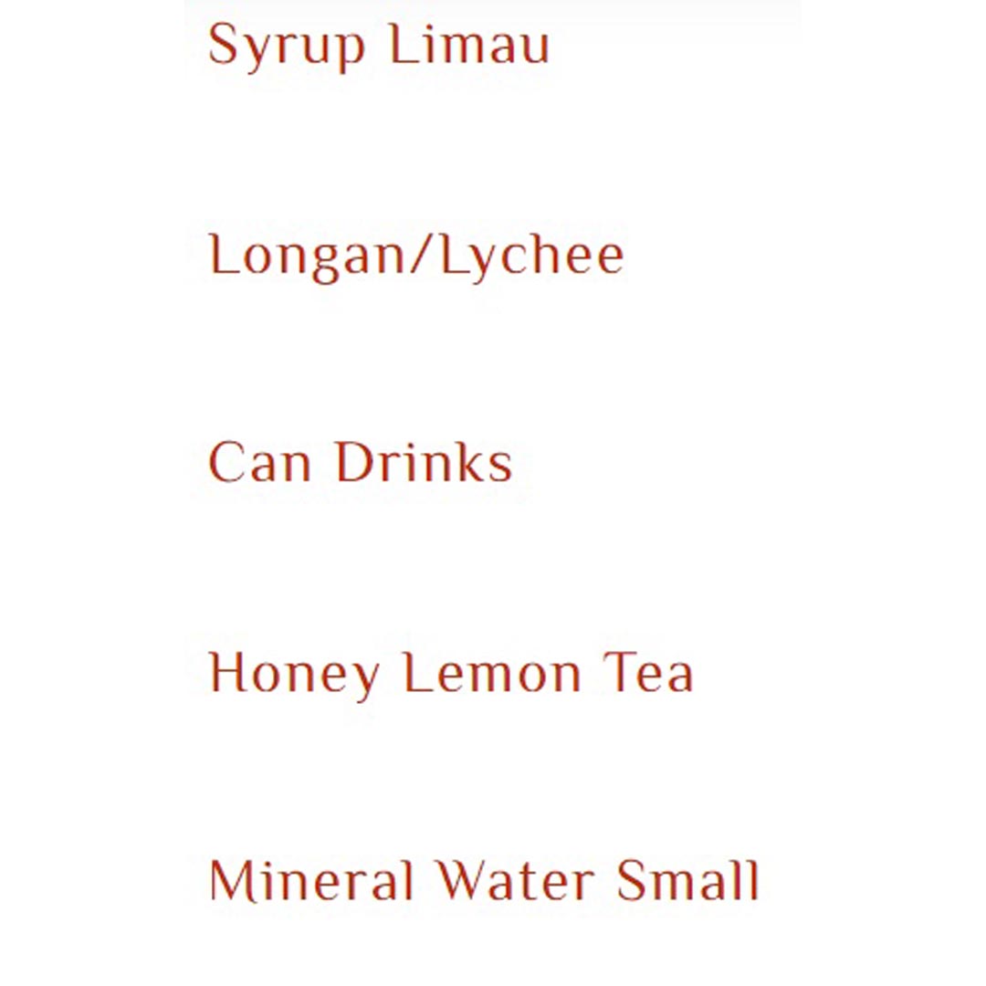 Menu – KNS Restaurant